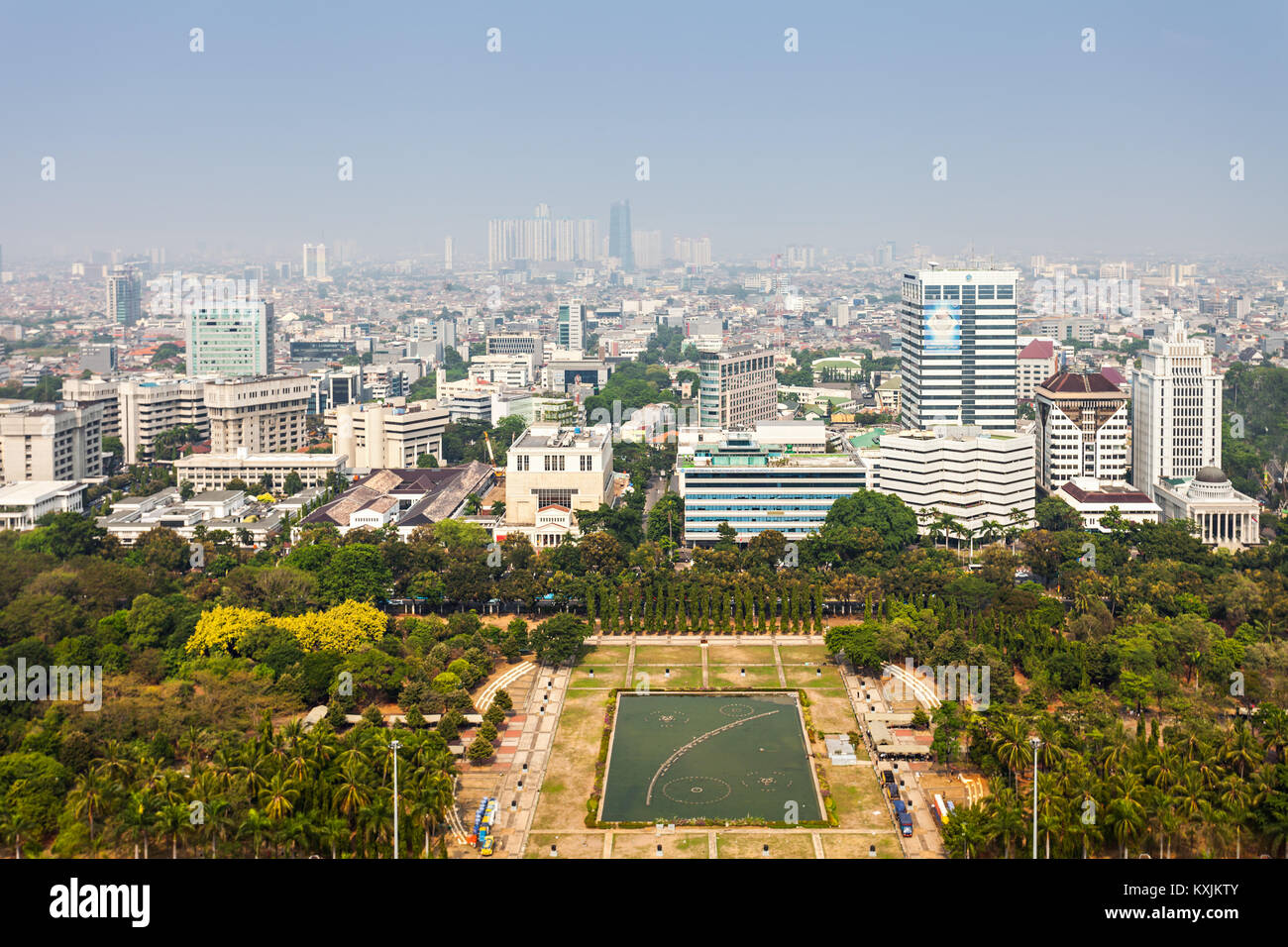 Jakarta aerial hi-res stock photography and images - Alamy