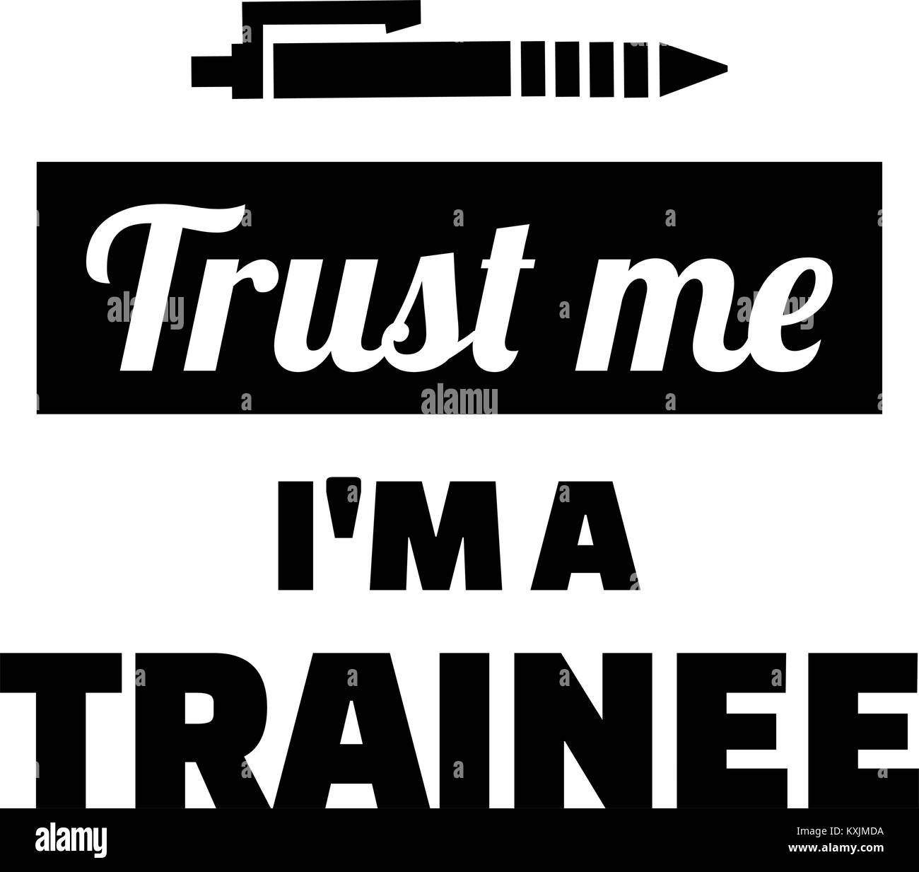 A trainee Stock Vector Images - Alamy