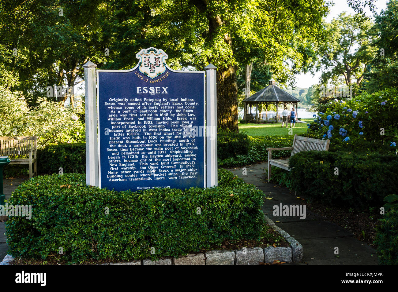 Essex Park Essex, Connecticut, USA Stock Photo - Alamy