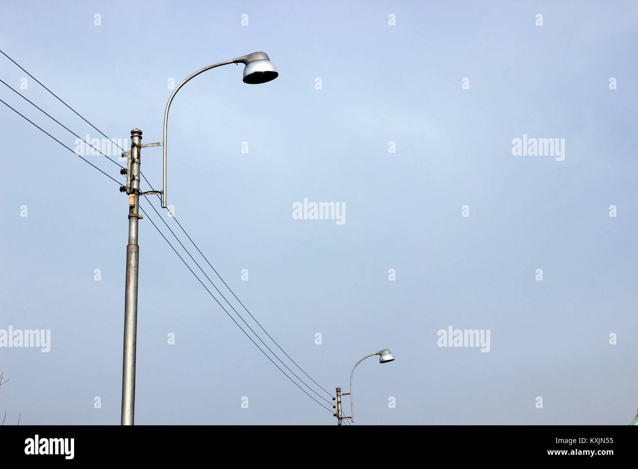 Two lamp posts hi-res stock photography and images - Alamy
