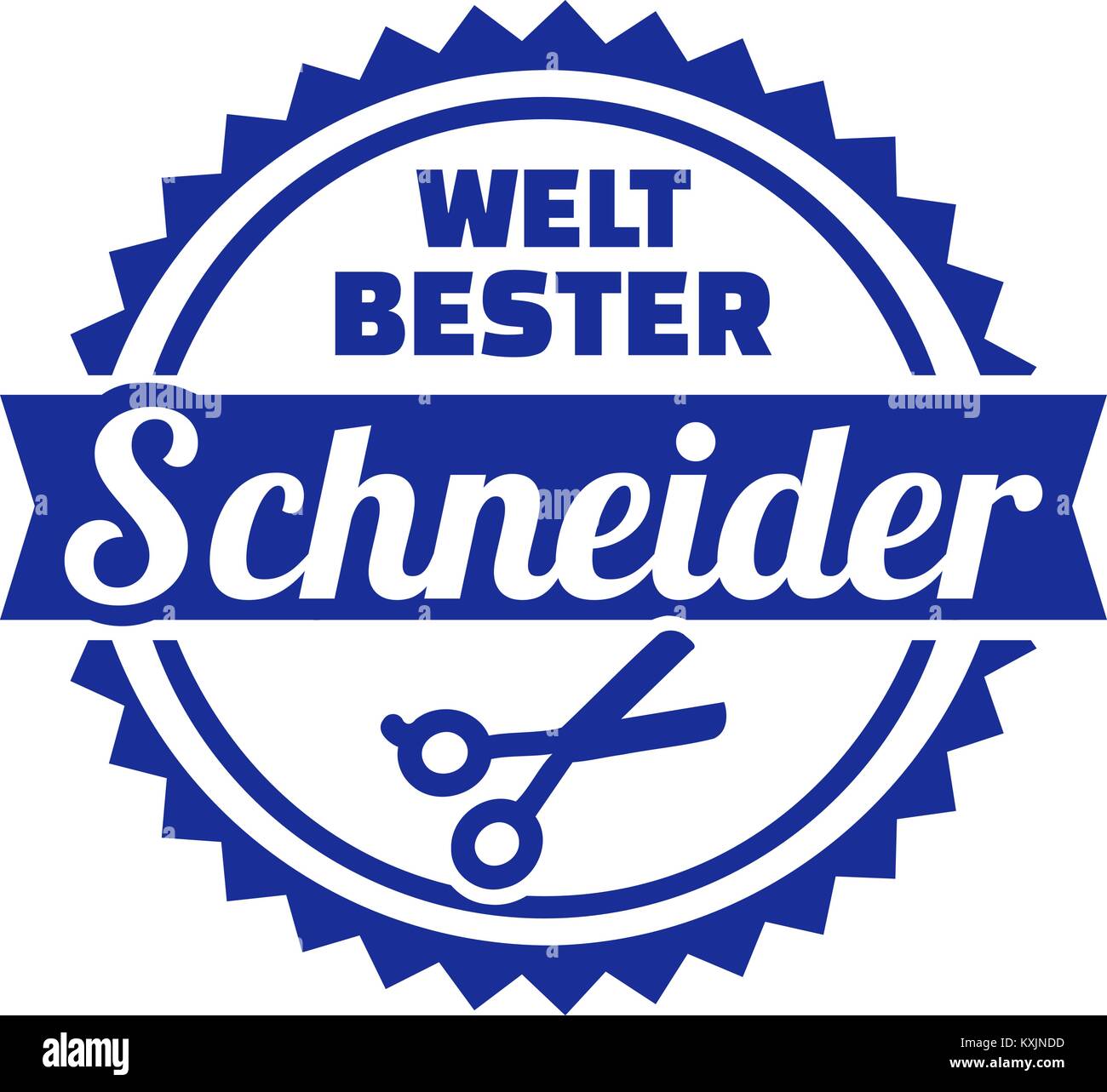 German emblem for worlds best tailor Stock Vector Image & Art - Alamy