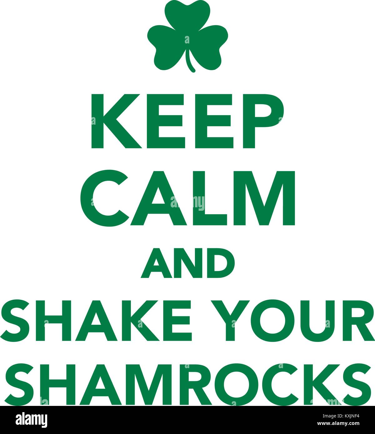 Irish shamrocks Stock Vector Images - Alamy