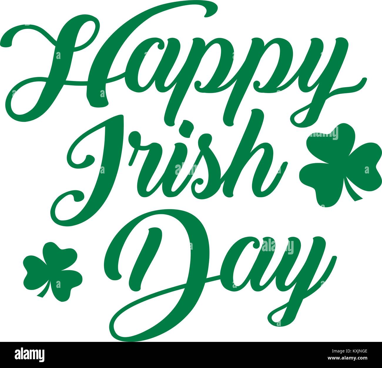 Happy irish day Stock Vector Image & Art - Alamy