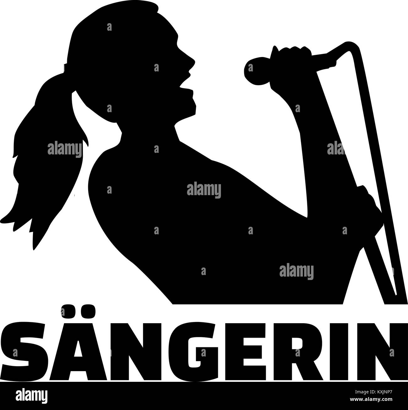 German singer Stock Vector Images - Alamy