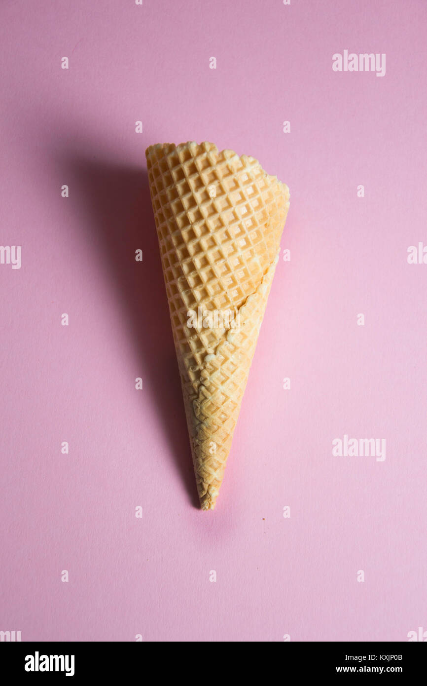 empty ice cream waffer Stock Photo - Alamy