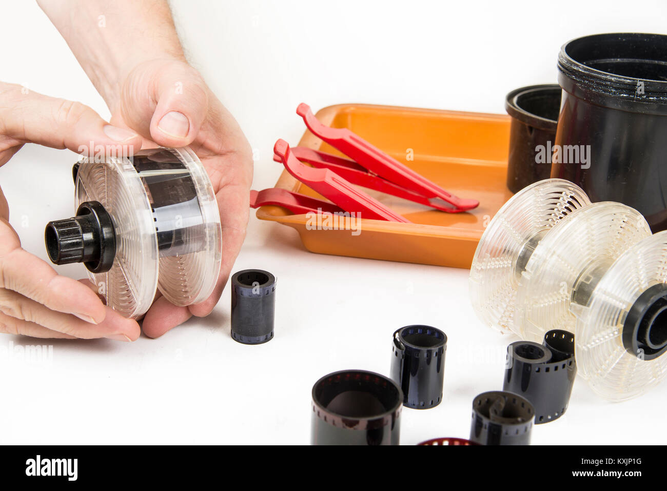 Film developing tank hi-res stock photography and images - Alamy