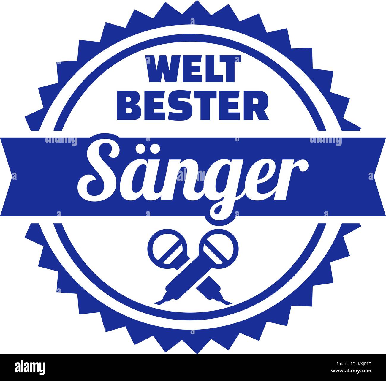 German emblem for worlds best singer Stock Vector Image & Art - Alamy