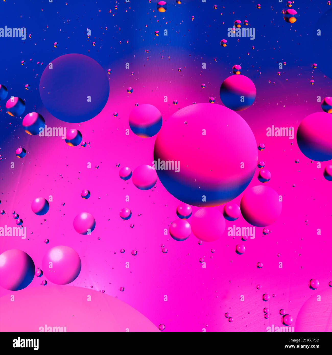 Colorful artificial background with bubbles. Artificial lighting ...