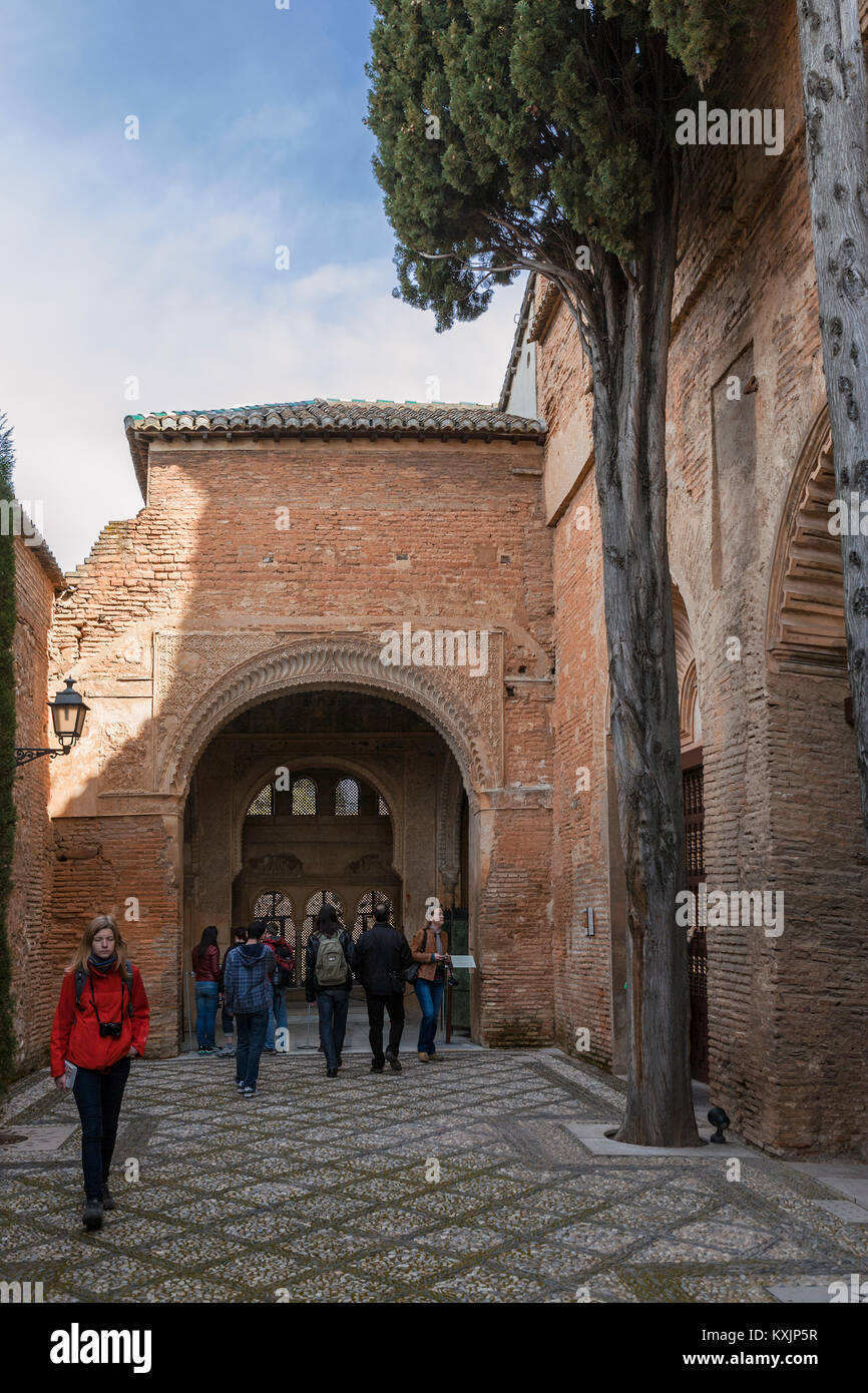 Inner courtyard of the Convento de San Francisco, now a Parador ...