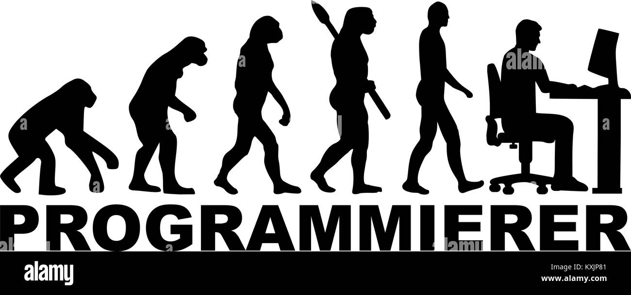German programmer evolution Stock Vector Image & Art - Alamy