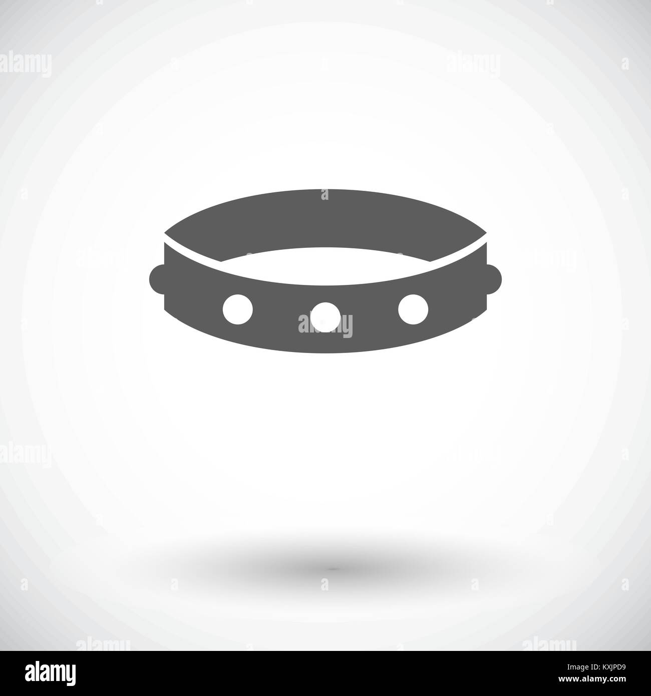 Spike collar Stock Vector Images - Alamy