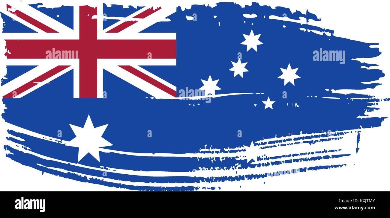 Australia flag, vector illustration Stock Vector Image & Art - Alamy