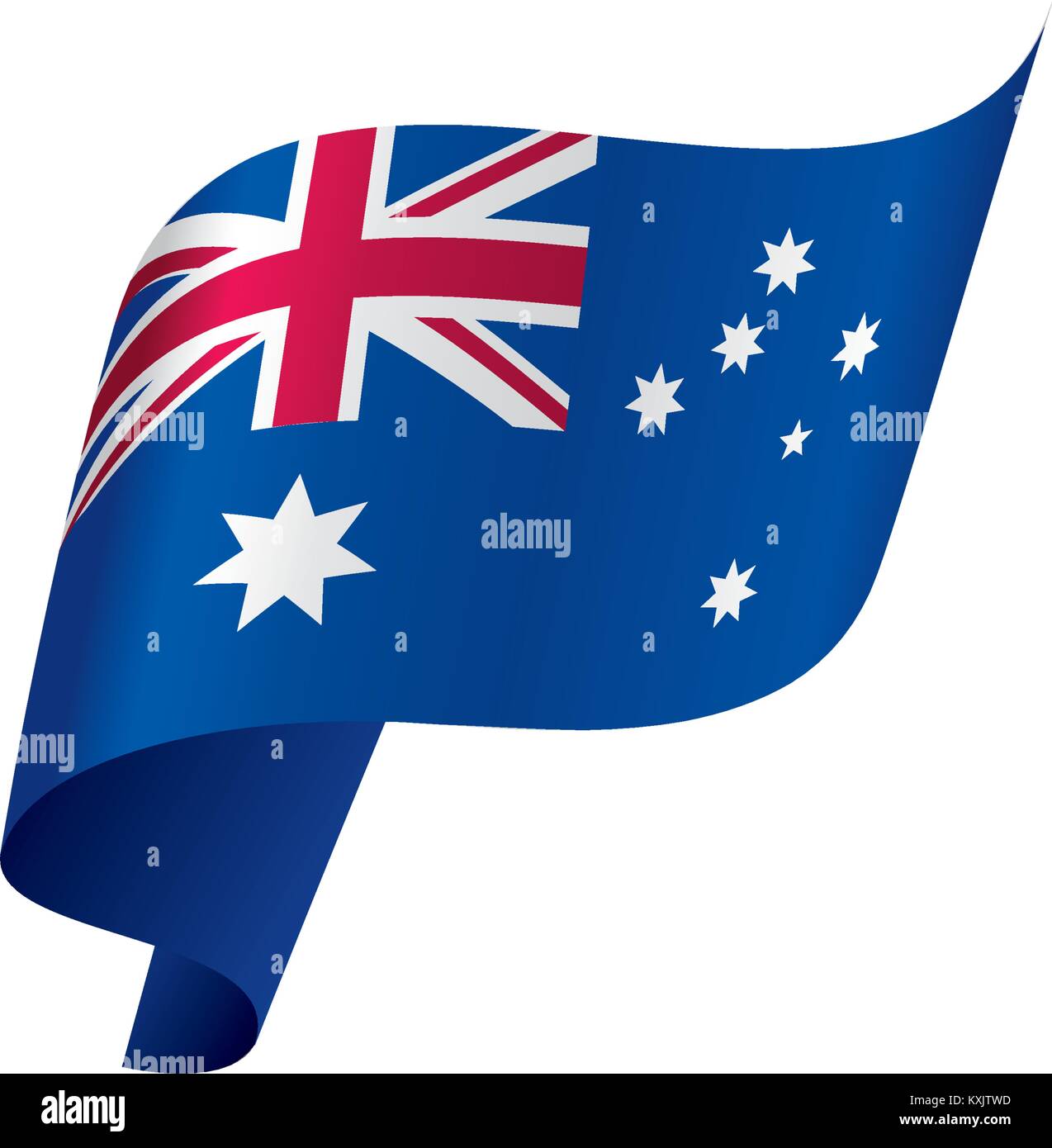 Australia flag, vector illustration Stock Vector Image & Art - Alamy