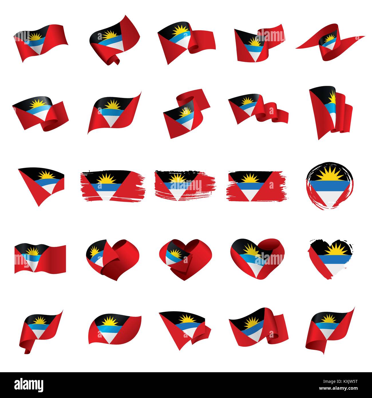 Flag of Antigua and Barbuda Stock Vector Image & Art - Alamy