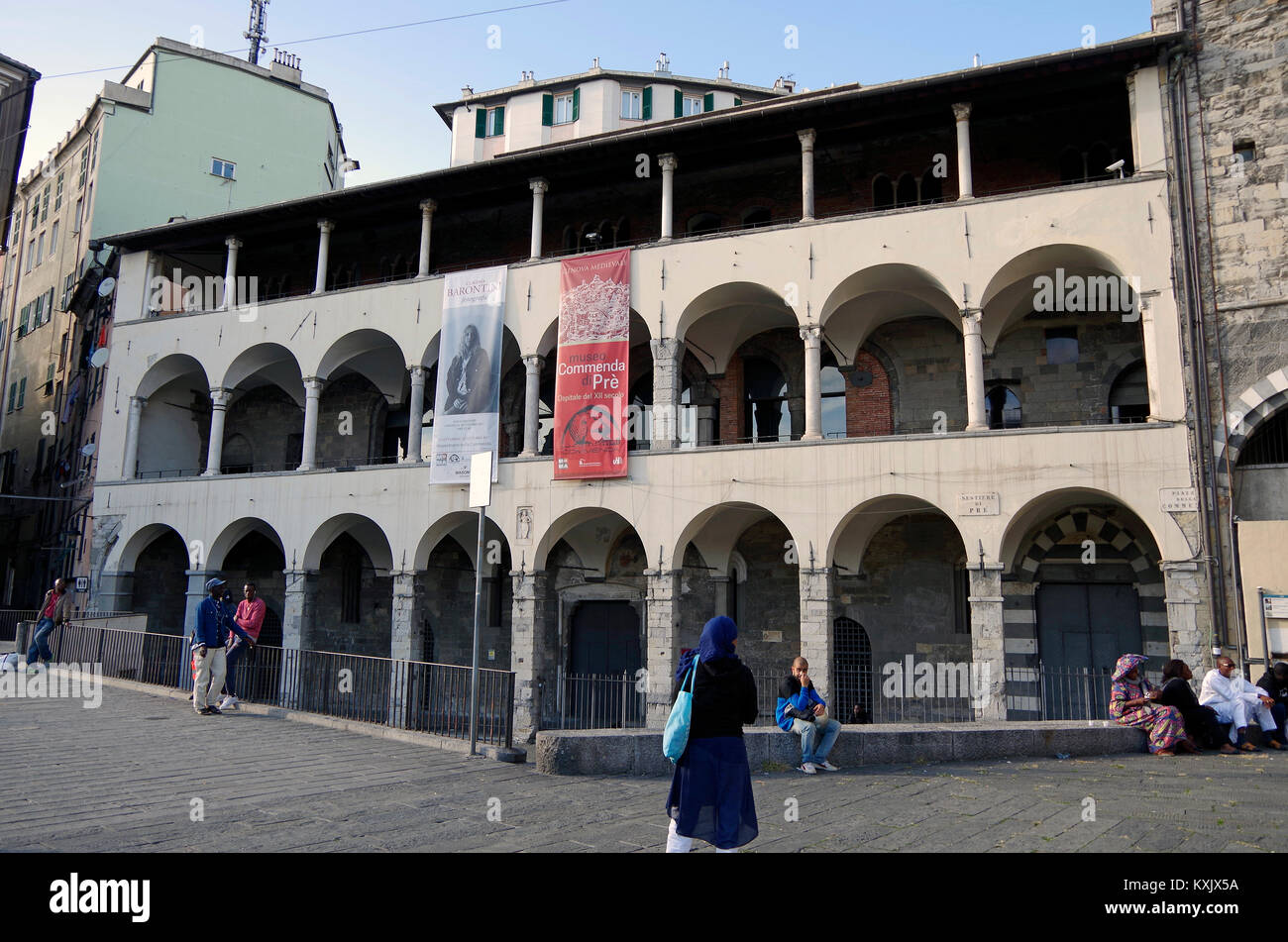 The Commenda di San Giovanni d’ Pré, in Genoa, a complex of Romanesque ...