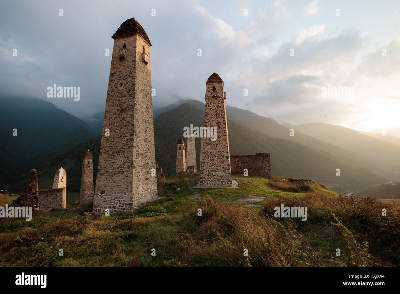 Vainakh towers hi-res stock photography and images - Alamy