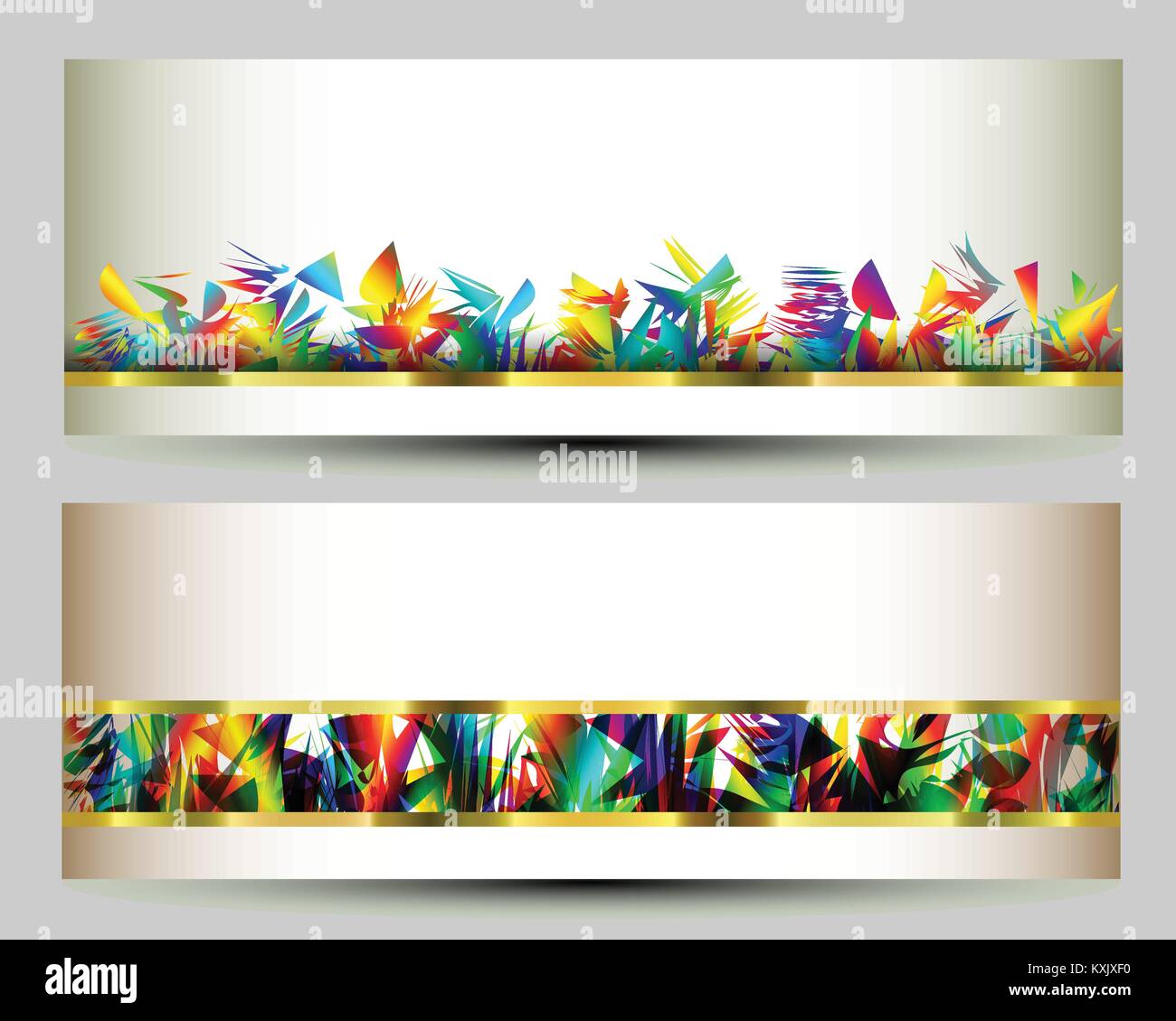 Set of colorful banners, abstract web backgrounds, templates Stock ...