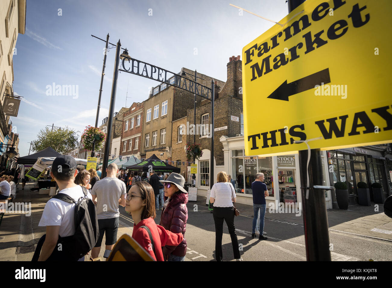 Chapel market islington hi-res stock photography and images - Alamy