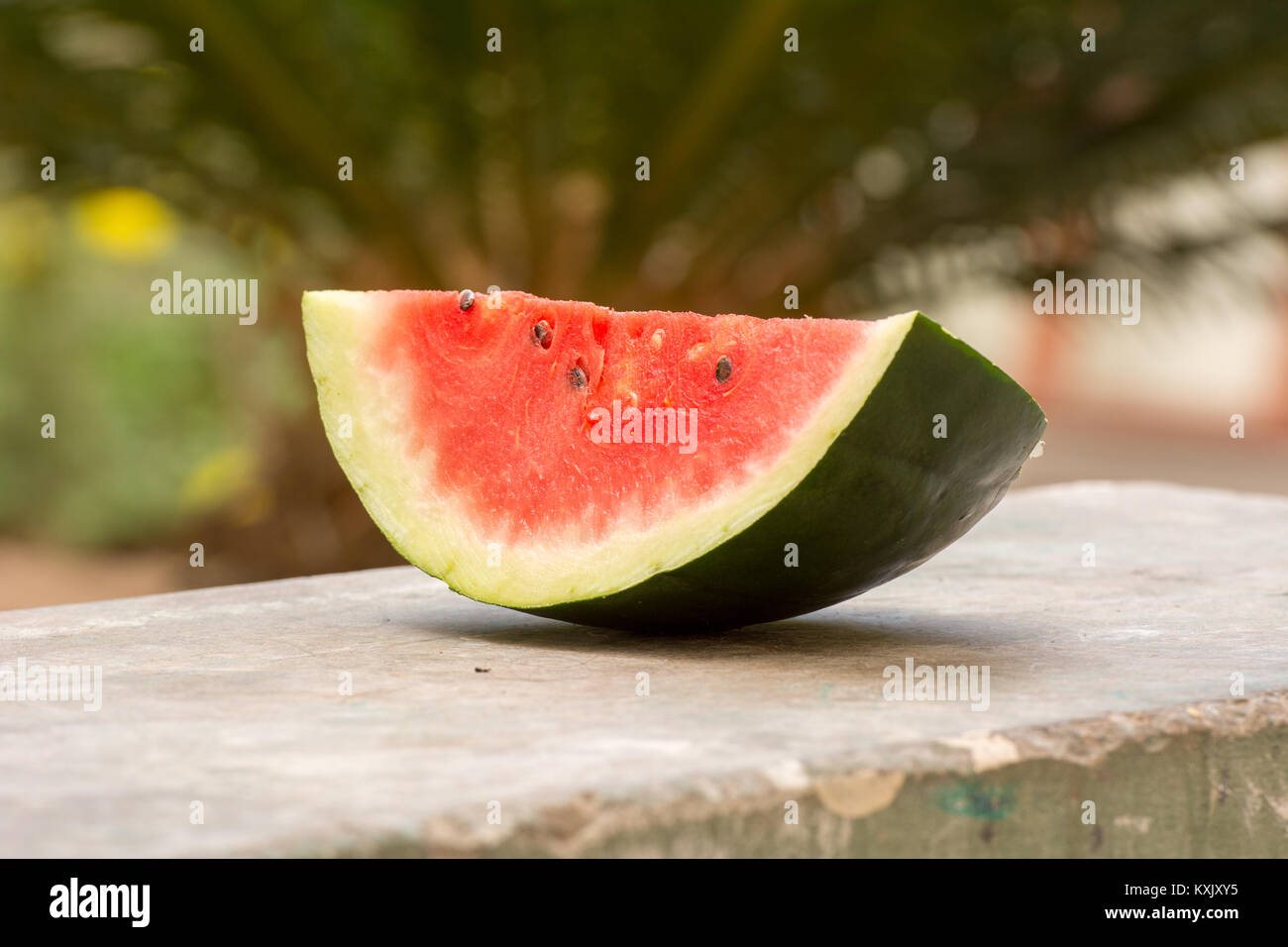 Slice of Watermelon Stock Photo - Alamy