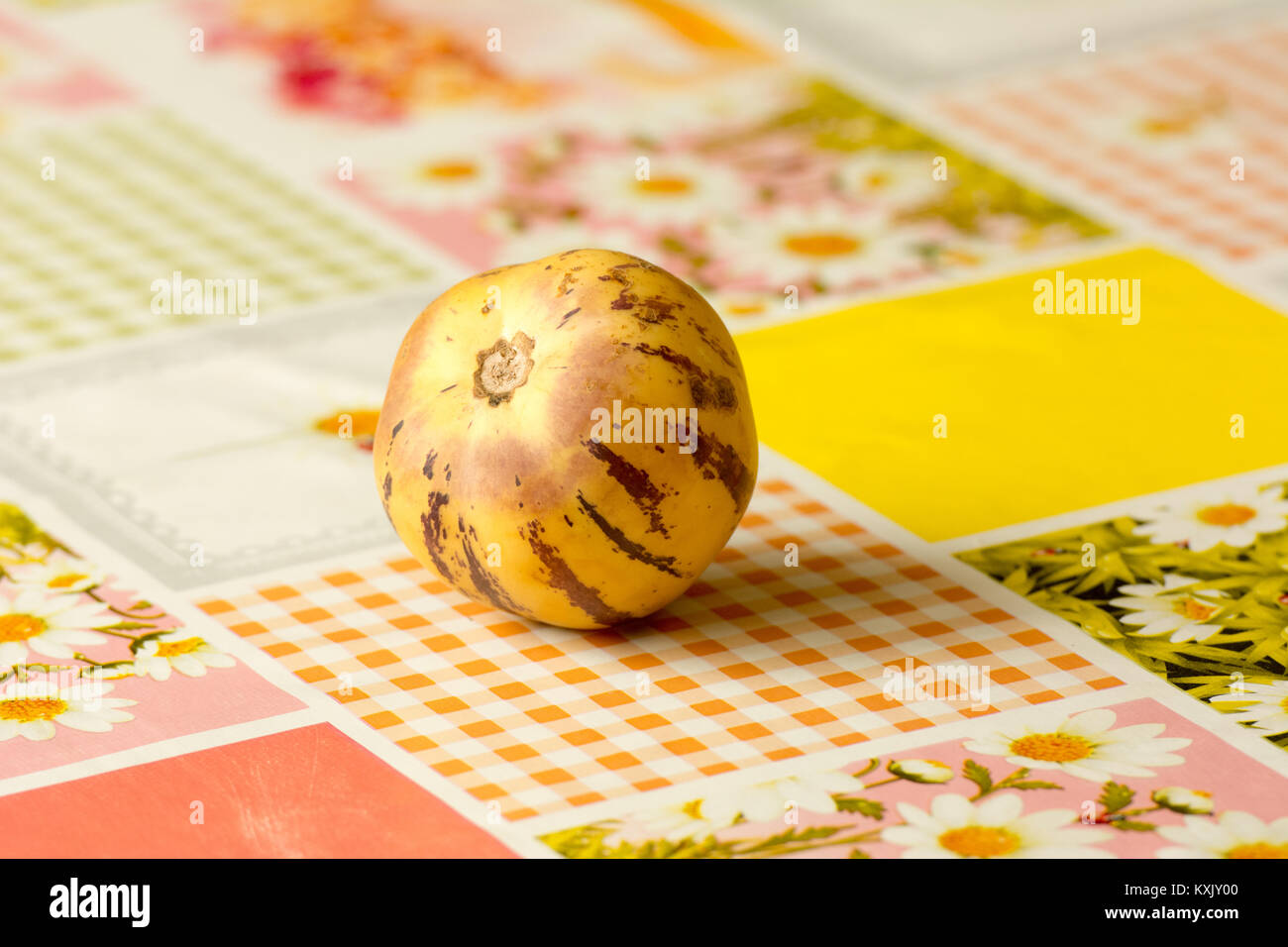 Pepino or Pepino Melon a fruit that is native to Peru Stock Photo - Alamy