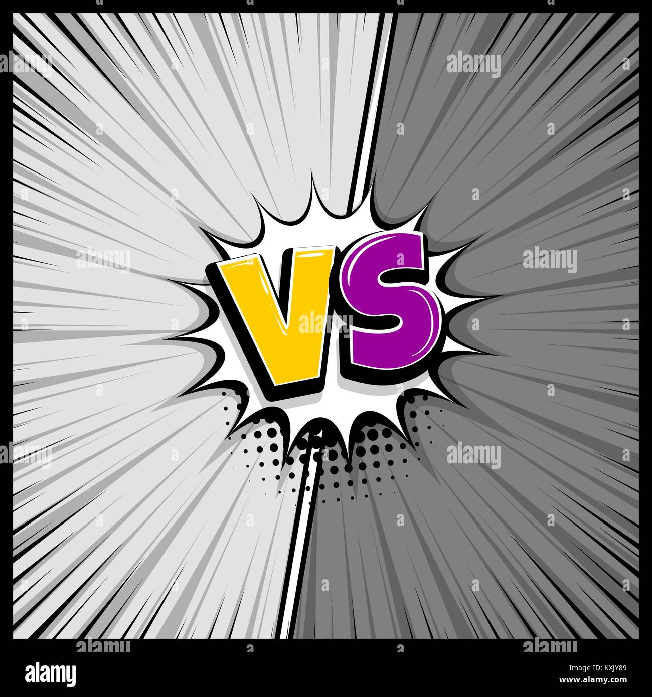 Versus empty speech box text Stock Vector Image & Art - Alamy