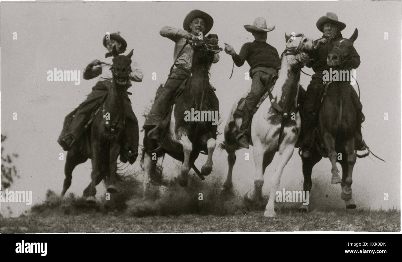 Racing cowboys hi-res stock photography and images - Alamy