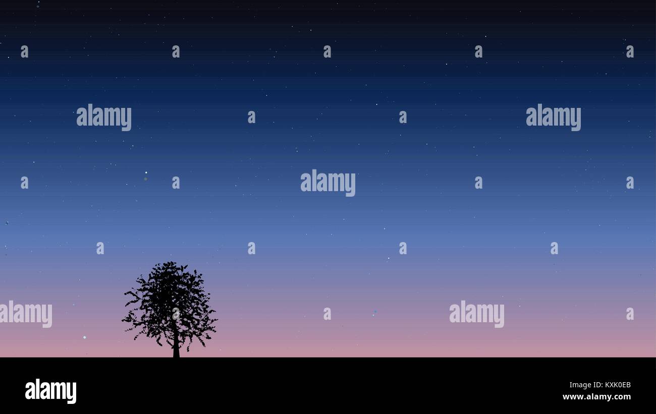 Clear sky night stars Stock Vector Images - Alamy