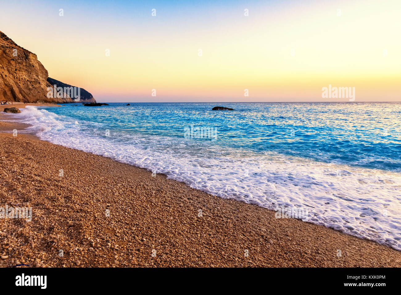 Lefkas goat bay greece hi-res stock photography and images - Alamy