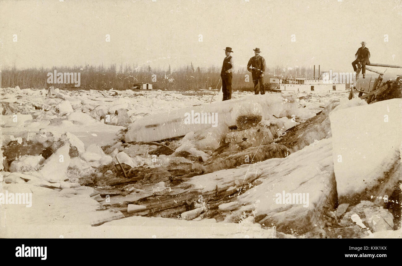 Frozen Yukon River Stock Photo - Alamy