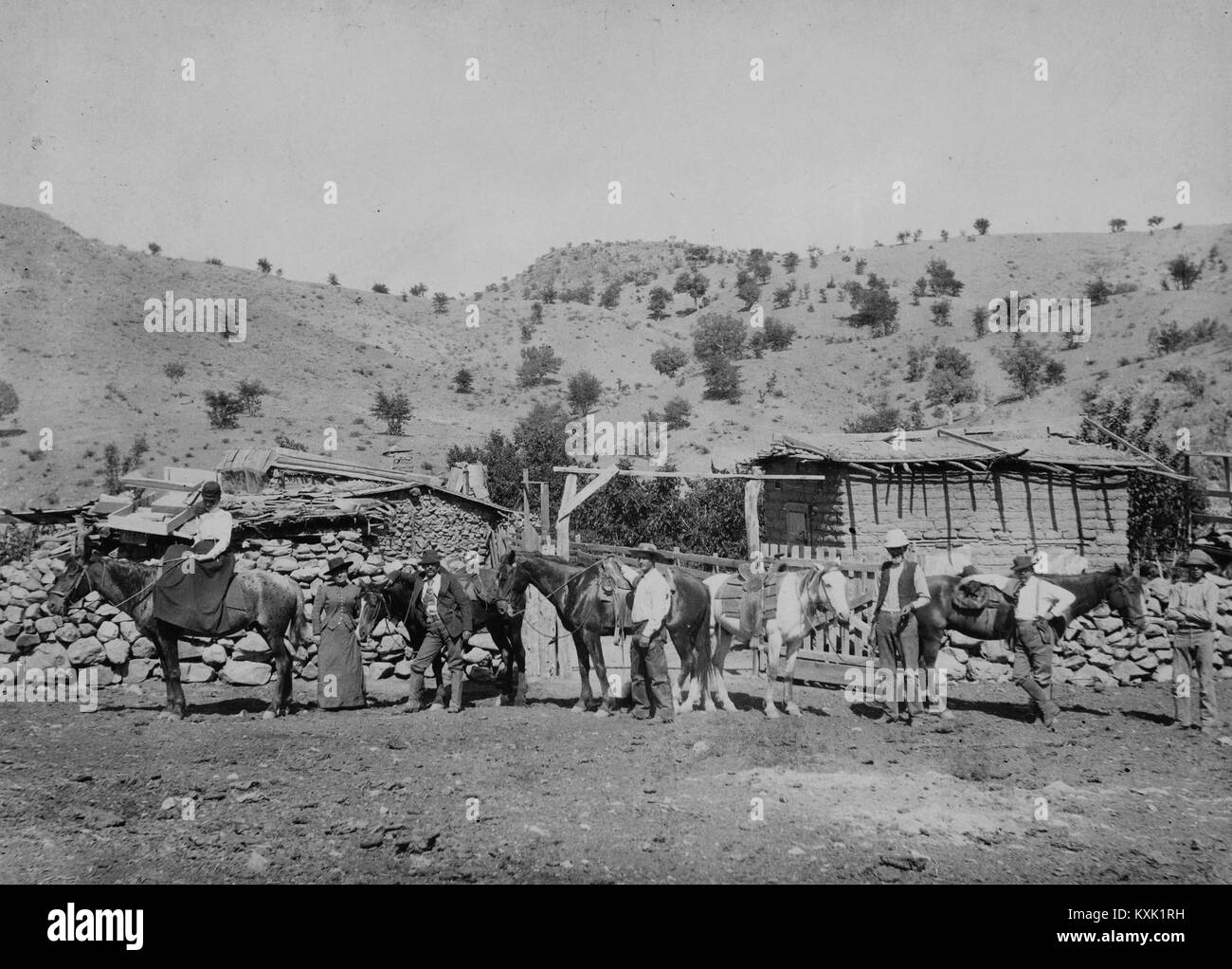 Homesteaders Black and White Stock Photos & Images - Alamy