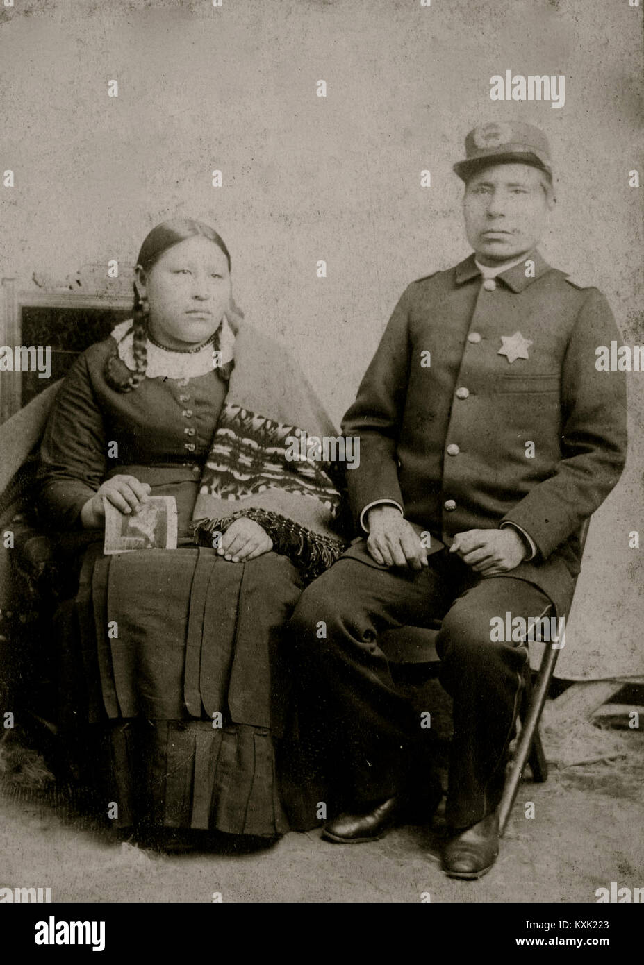 Captain Sword Chief Of Indian Police Ca 1890S Stock Photo - Alamy