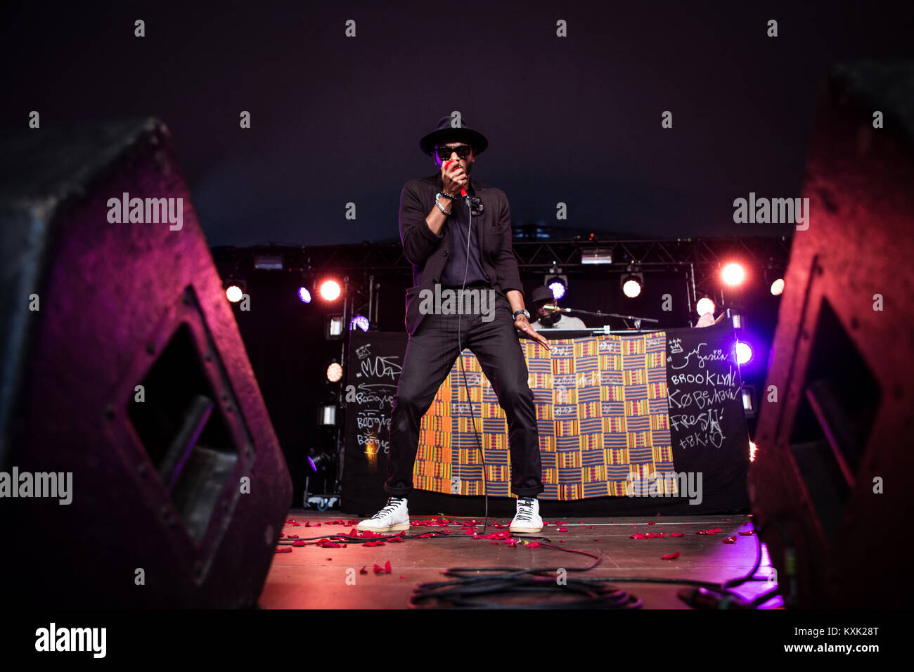 The American rapper, singer, poet and actor Yasiin Bey a.k.a. Mos Def ...