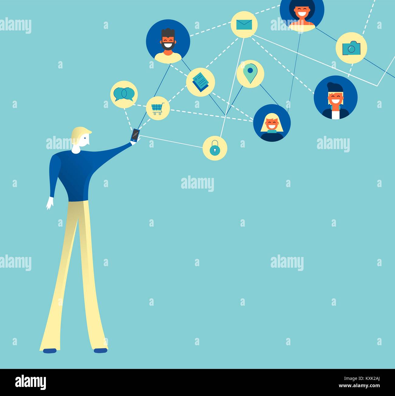 Connect Stock Vector Images - Alamy