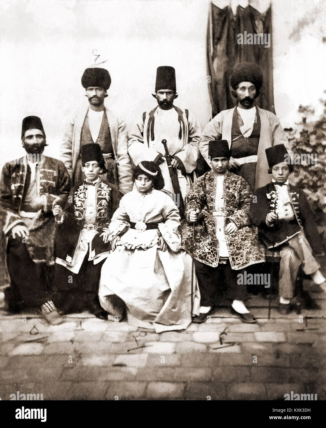 Iranian Family Portrait Stock Photo - Alamy