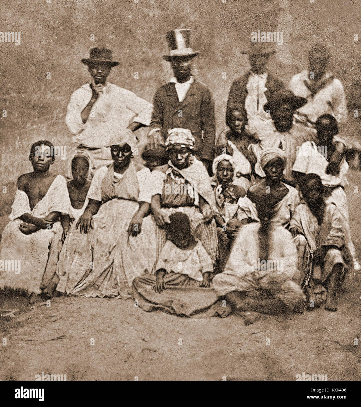 African American Farm Workers Stock Photo - Alamy