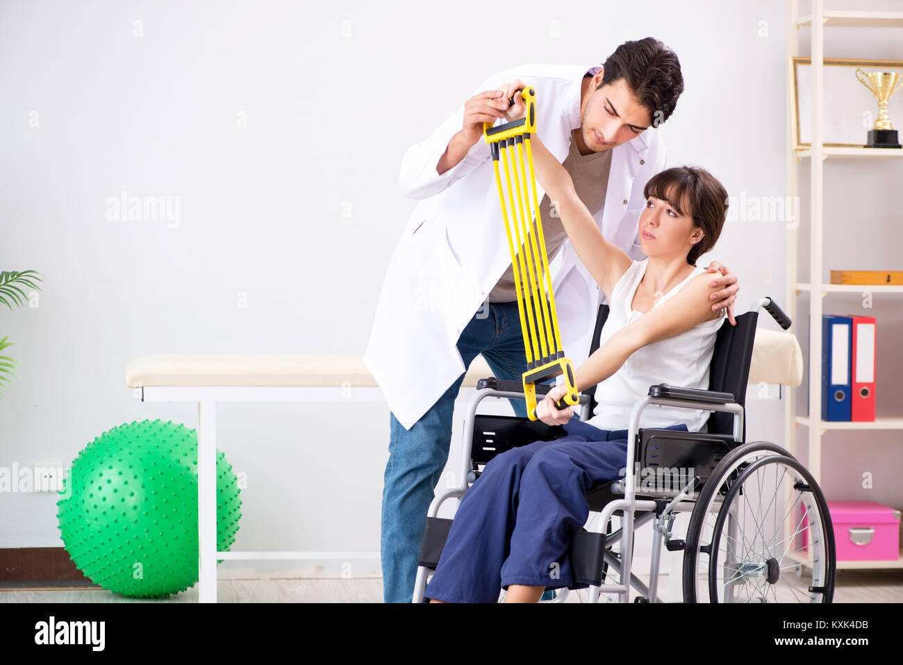 Patient recovering in hospital after injury trauma Stock Photo - Alamy