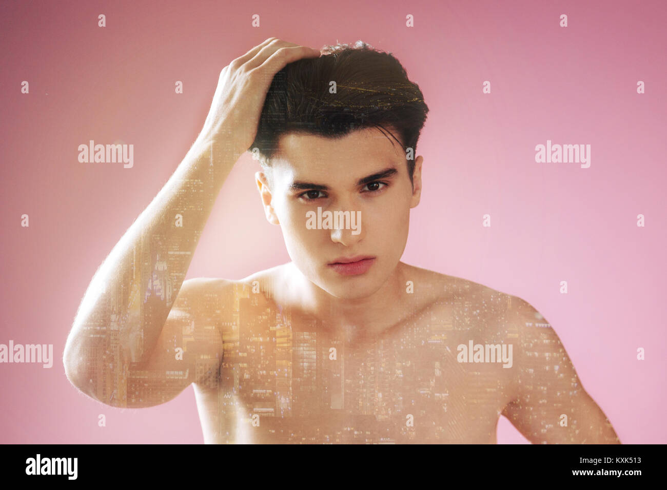 Creative thinking man hi-res stock photography and images - Alamy