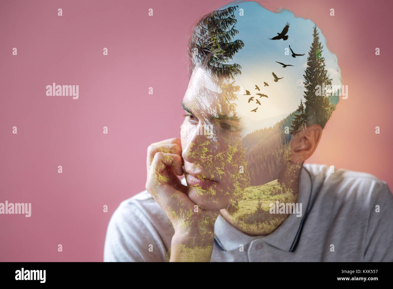 Person Imagining High Resolution Stock Photography and Images - Alamy
