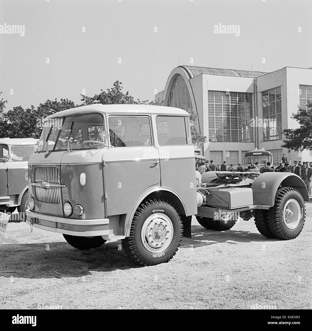 III Exhibition of Czechoslovak Engineering,Tractor unit Skoda 706 RTTS ...