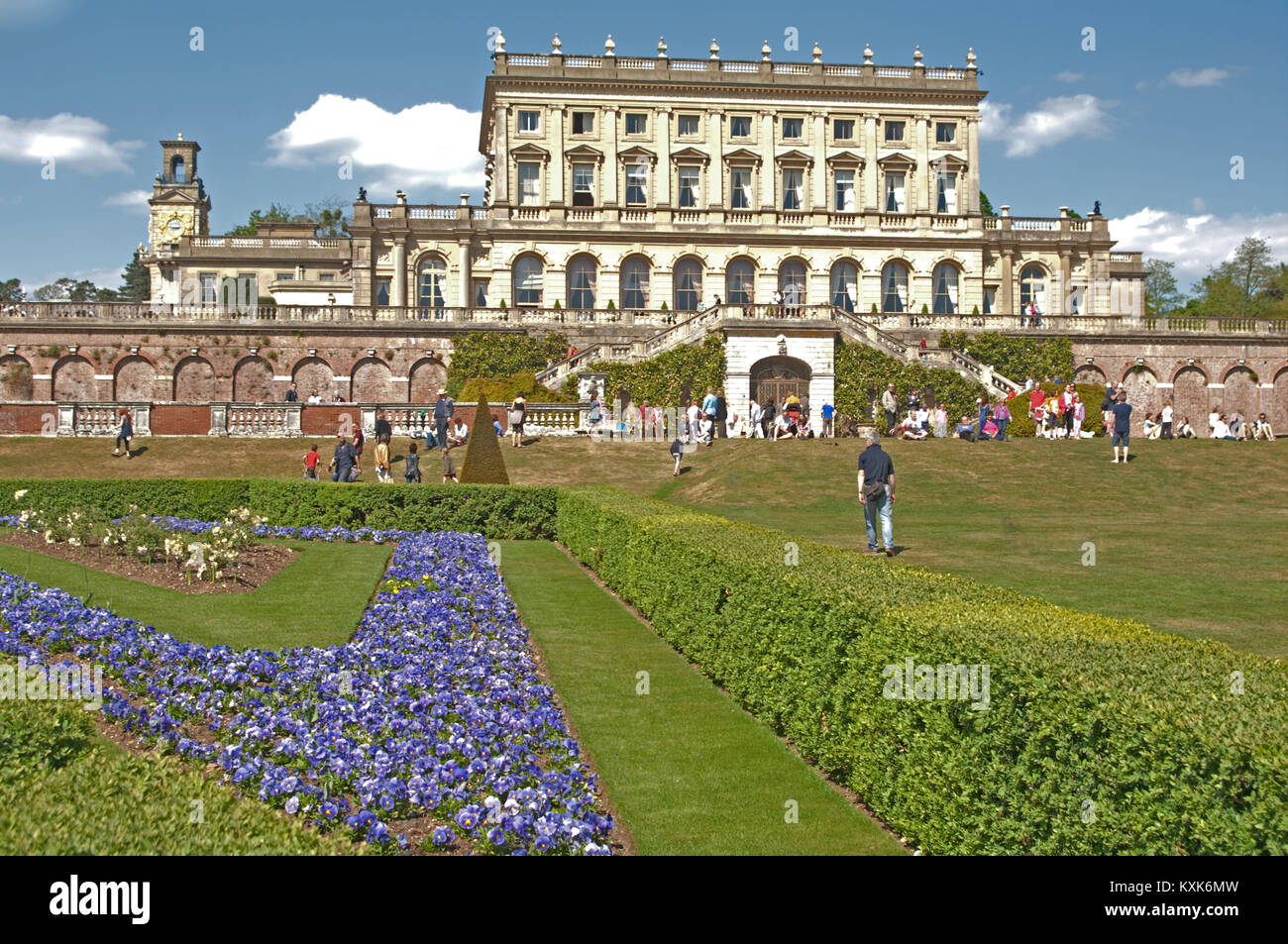 Cliveden House and Flower Garden, Buckinghamshire, England Stock Photo ...