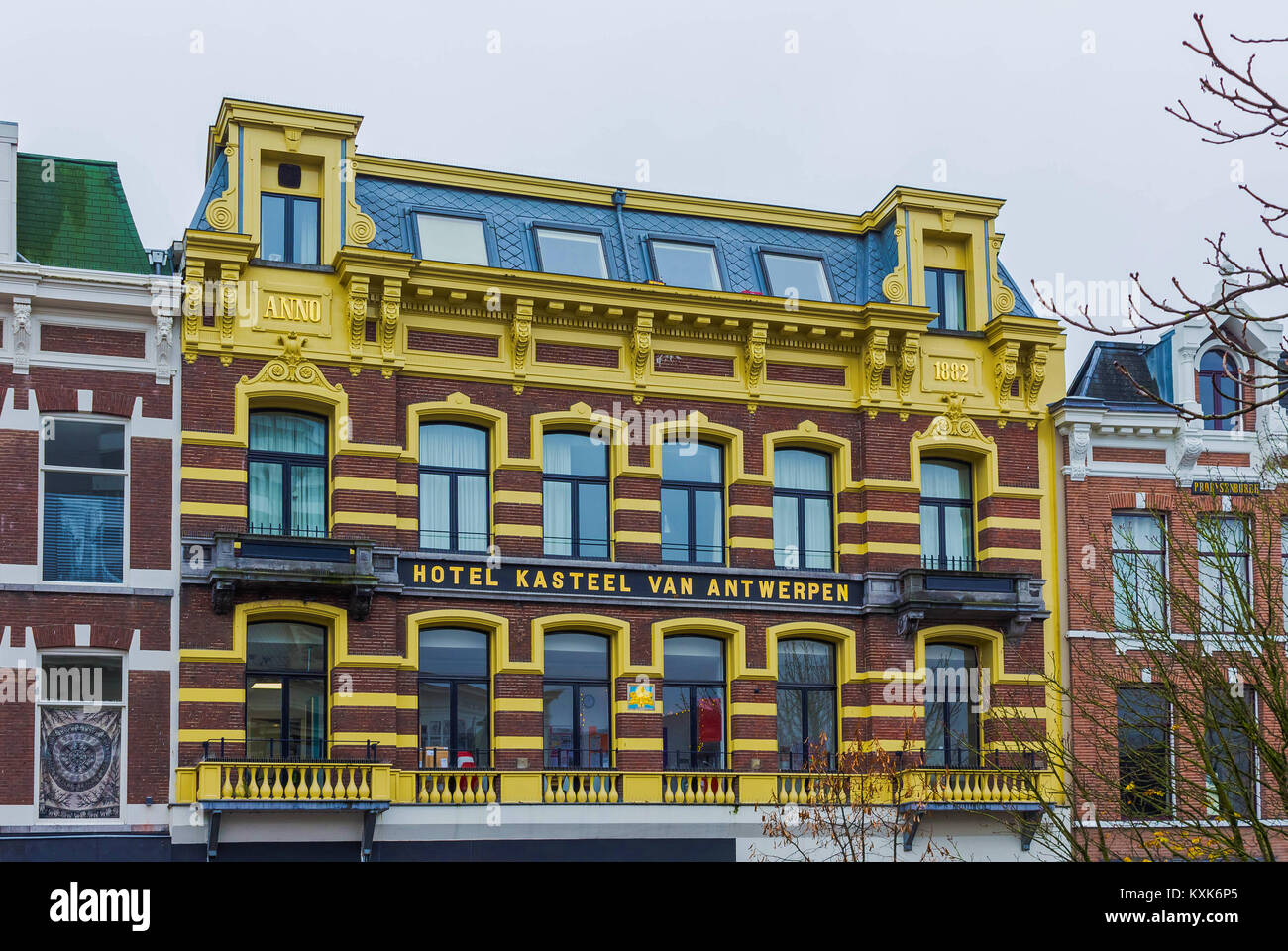 Typical dutch houses in utrecht hi-res stock photography and images - Alamy