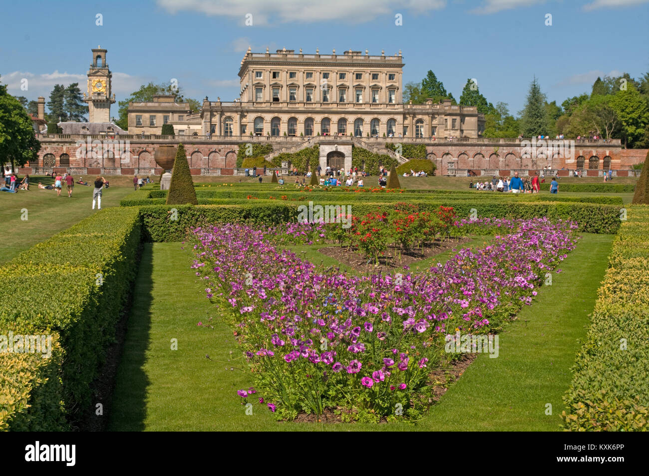 Cliveden House and Flower Garden, Buckinghamshire, England Stock Photo ...