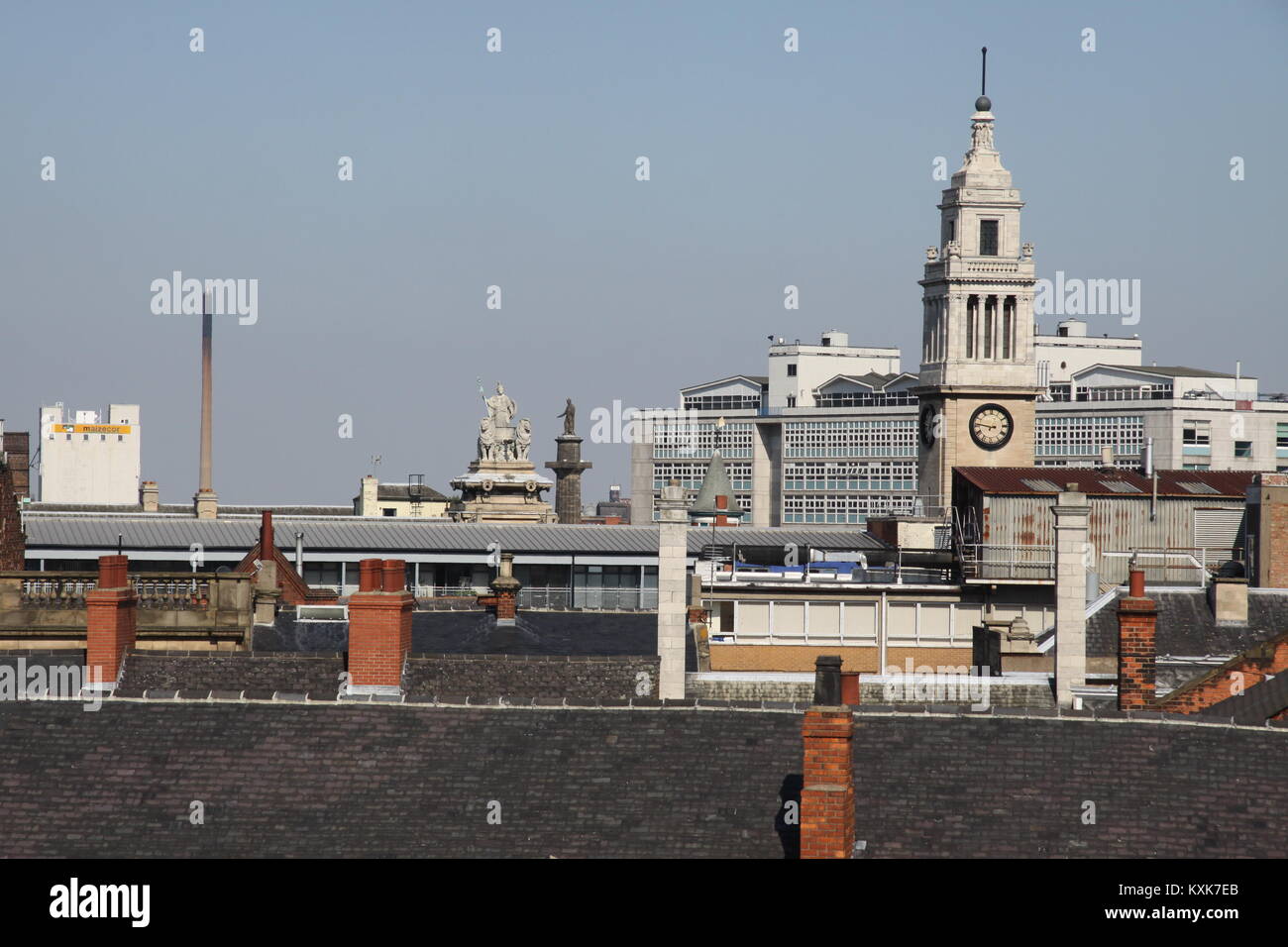 Hull rooftop scenes Stock Photo - Alamy