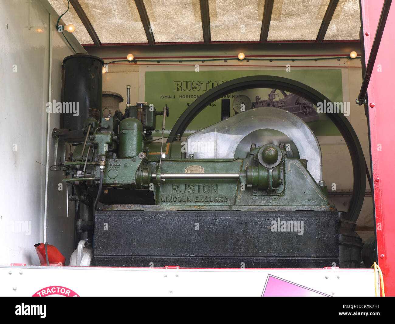 Ruston stationary engine on display at the Lincoln steam and vintage ...