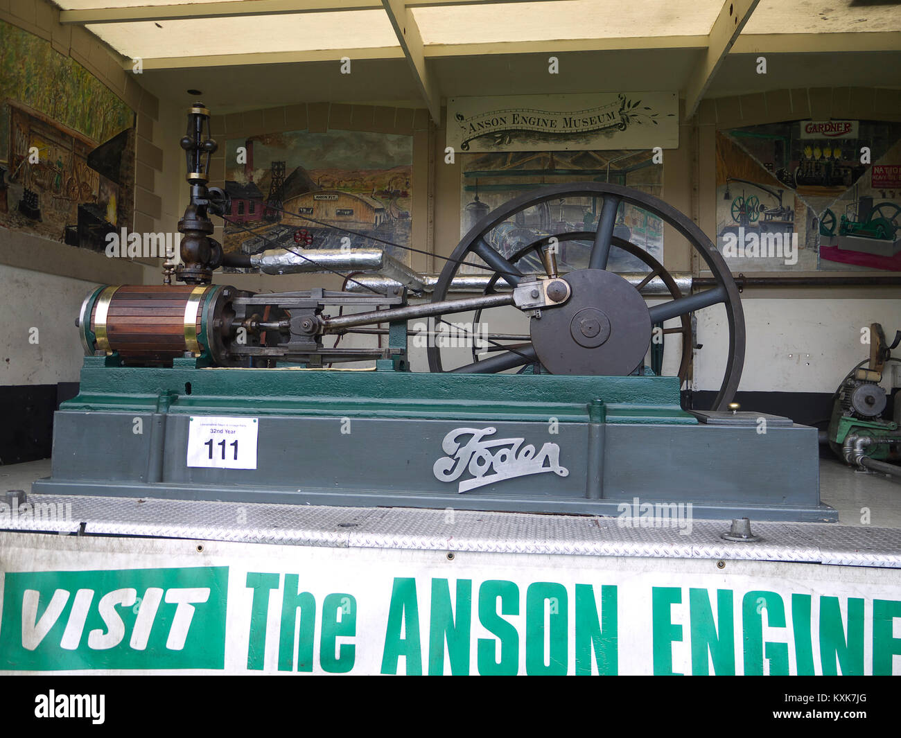 Foden stationary engine on display at Lincoln steam and vintage rally ...