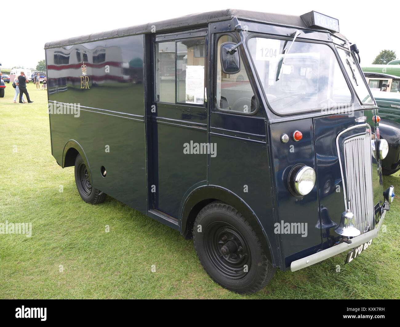 Vintage police van on display at Lincoln steam rally Stock Photo - Alamy