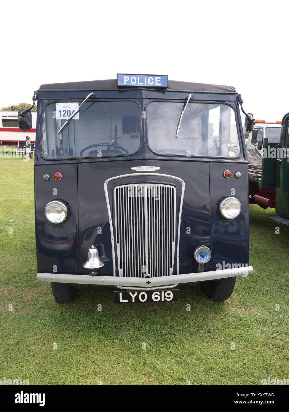 Vintage Police van at Lincoln steam rally Stock Photo - Alamy