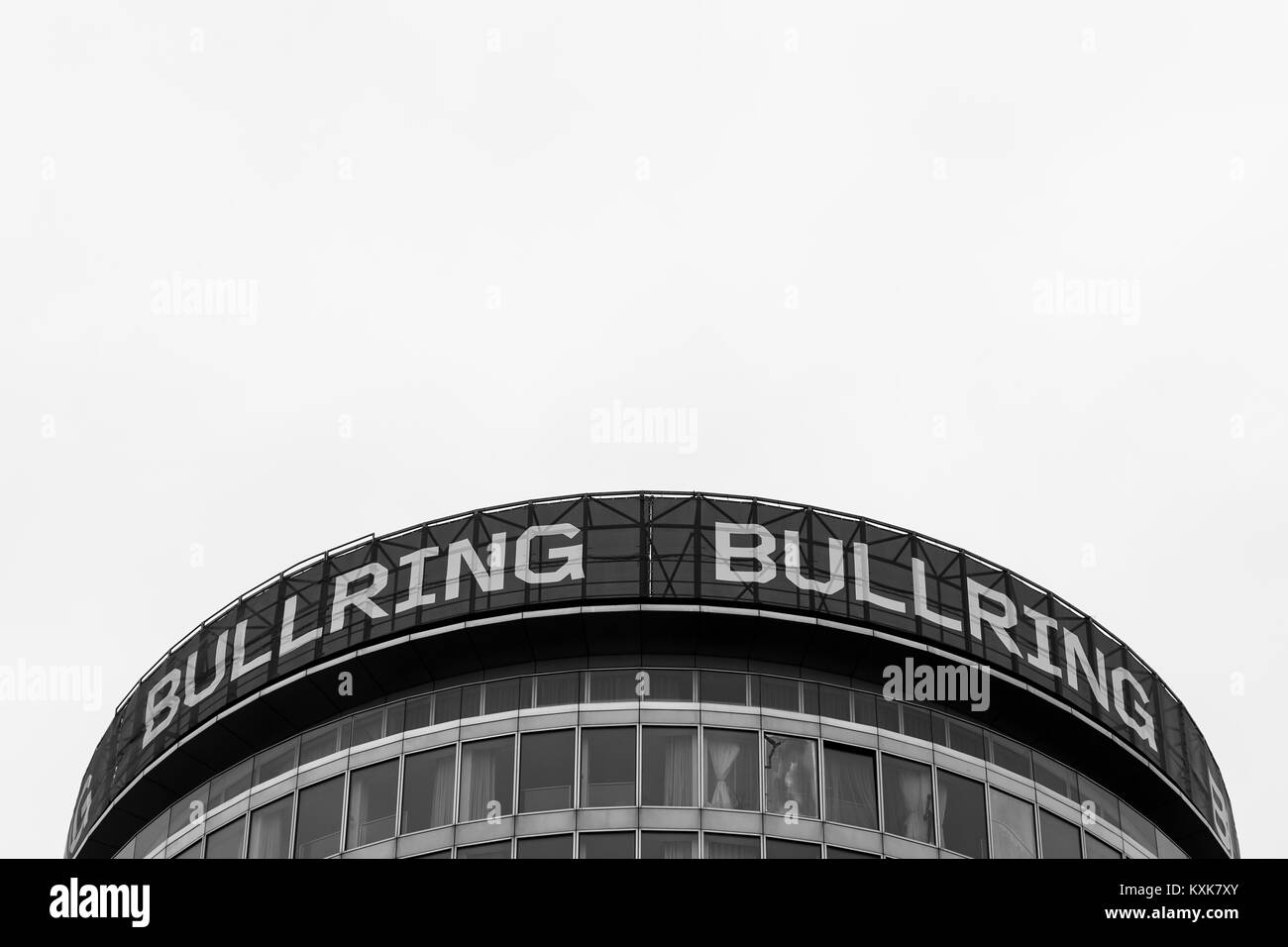 Birmingham bullring tower Black and White Stock Photos & Images - Alamy