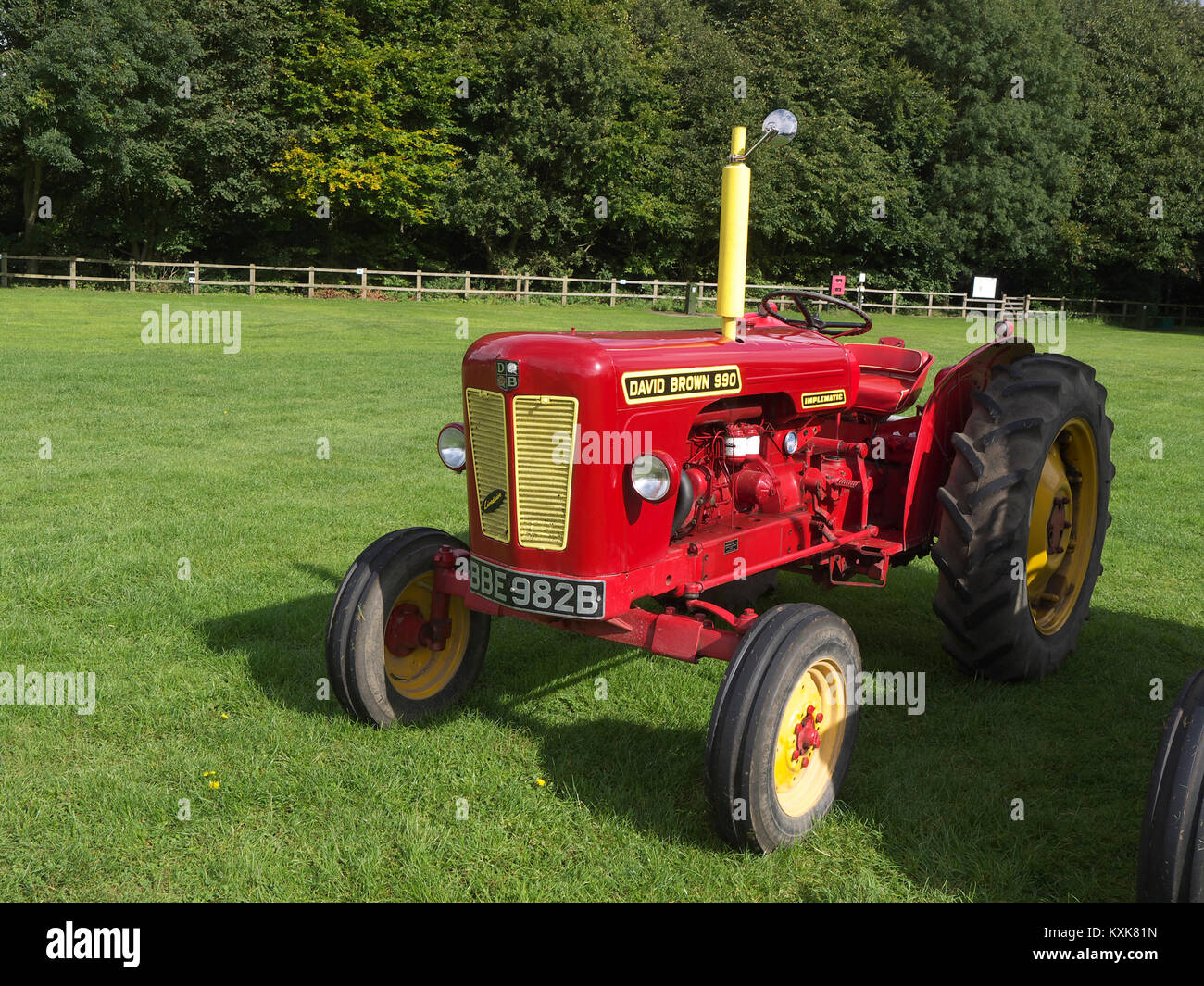David Brown 990 on display at Normanby Hall Stock Photo - Alamy