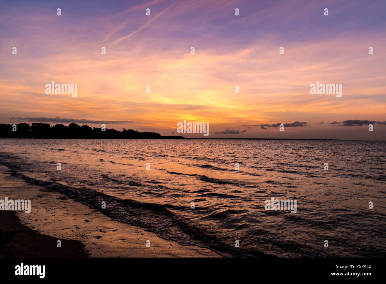 Sunset at Mindil beach Stock Photo - Alamy